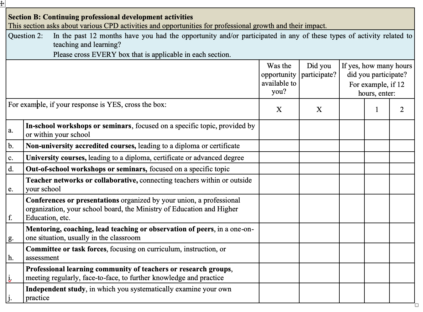 How To Add A Condition To Each Sub Question Of A Double Scale Table Limesurvey Forums