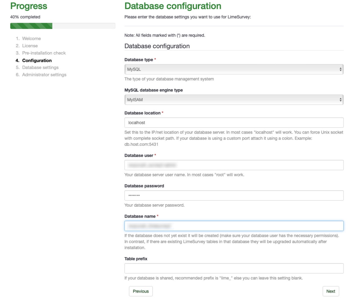 Database Issue During Installation With Default Installer Limesurvey Forums 