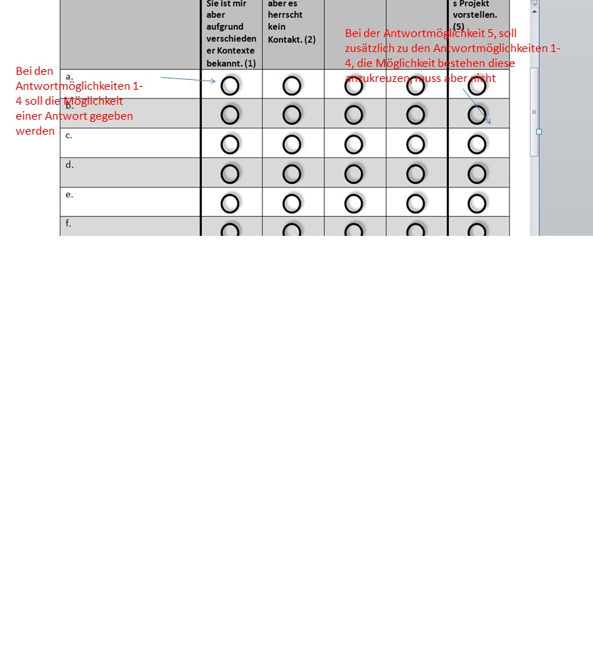 Matrix Mehrfachantworten - LimeSurvey forums