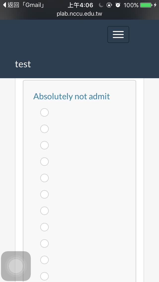 Likert Scale In Smart Phone Limesurvey Forums 