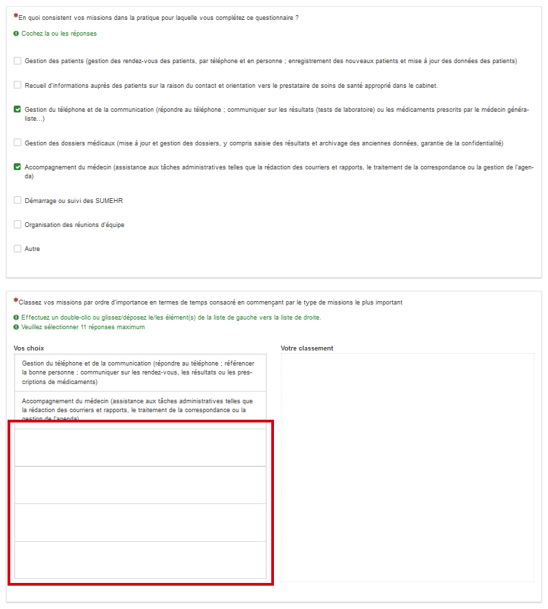 Ranking Question From Multiple Choice With More Than One Other Limesurvey Forums 